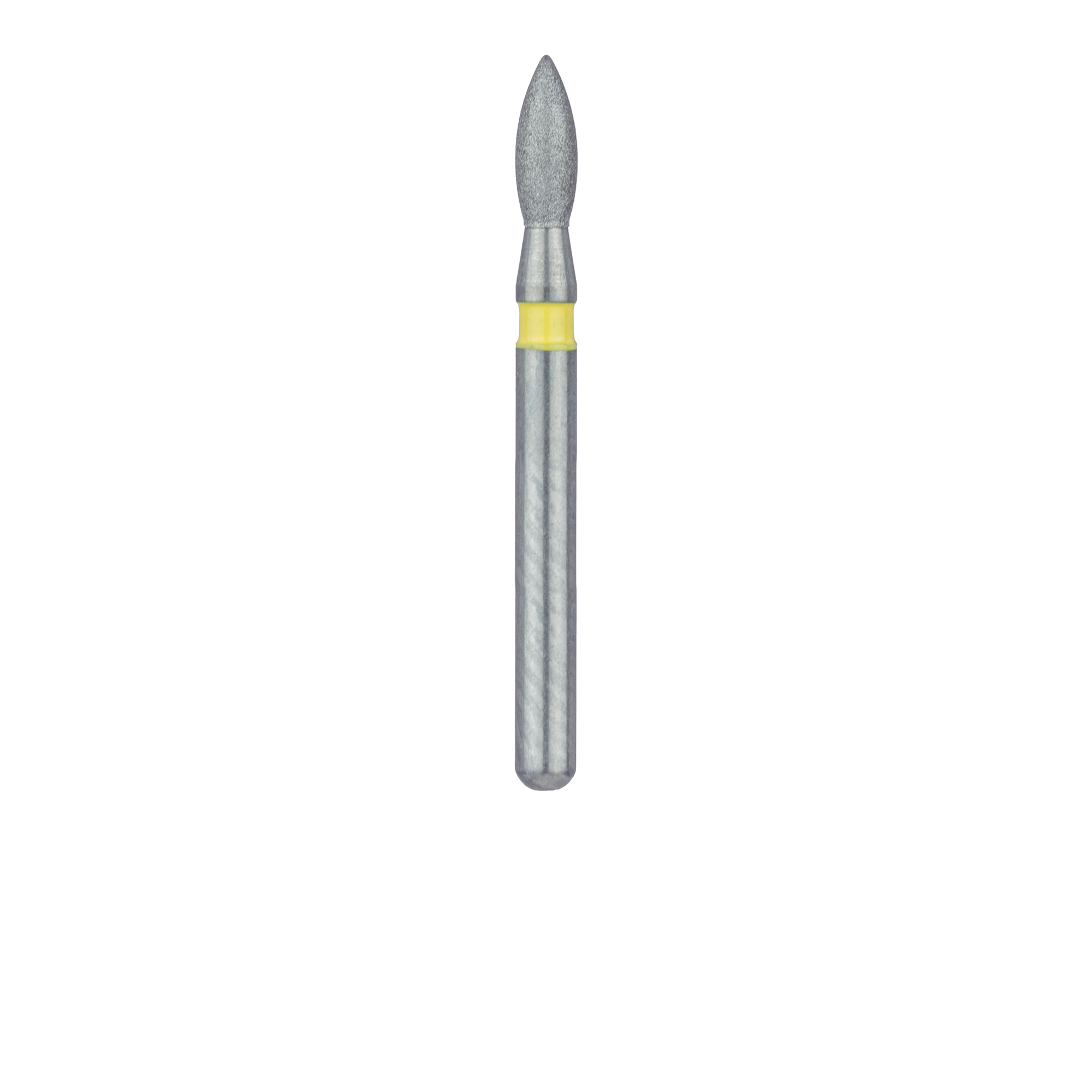 830C-016-FG Pointed Football Diamond Bur, 1.6mm Ø, Extra Fine, FG