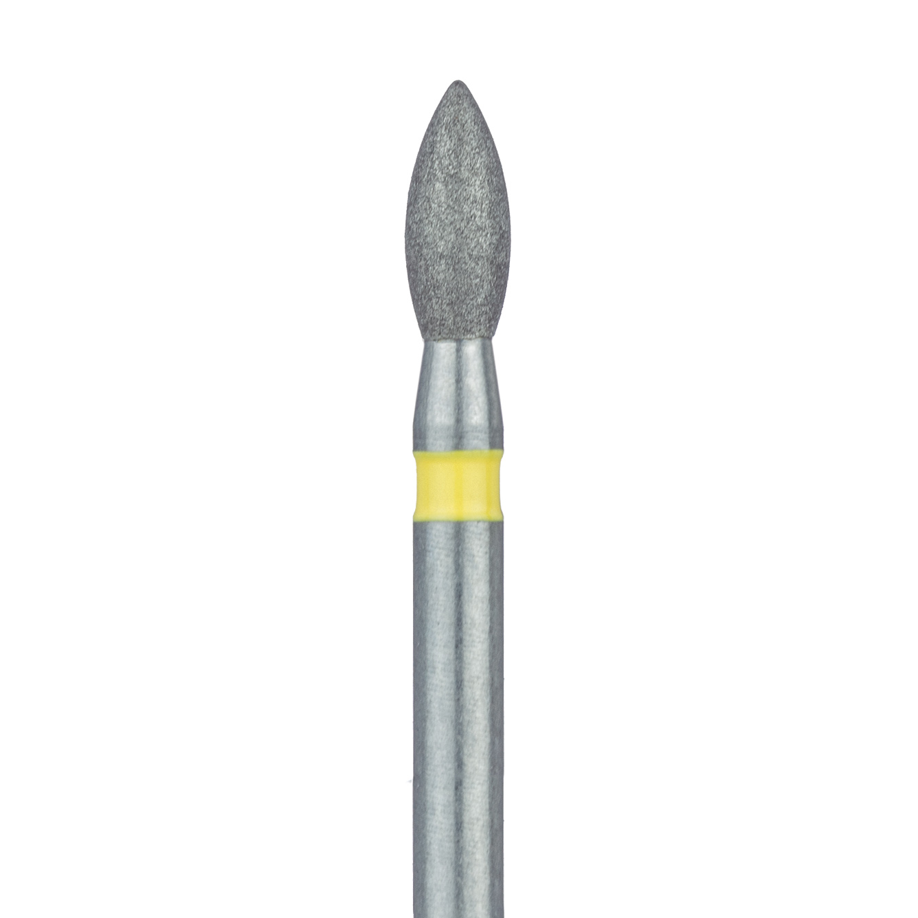 830C-018-FG Pointed Football Diamond Bur, 1.8mm Ø, Extra Fine, FG