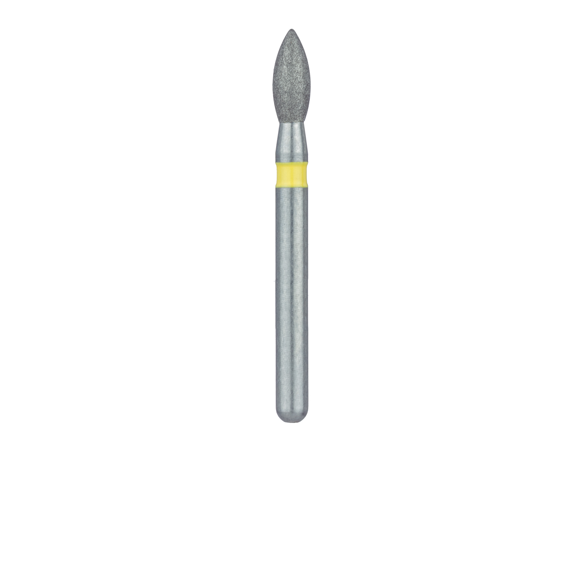 830C-018-FG Pointed Football Diamond Bur, 1.8mm Ø, Extra Fine, FG