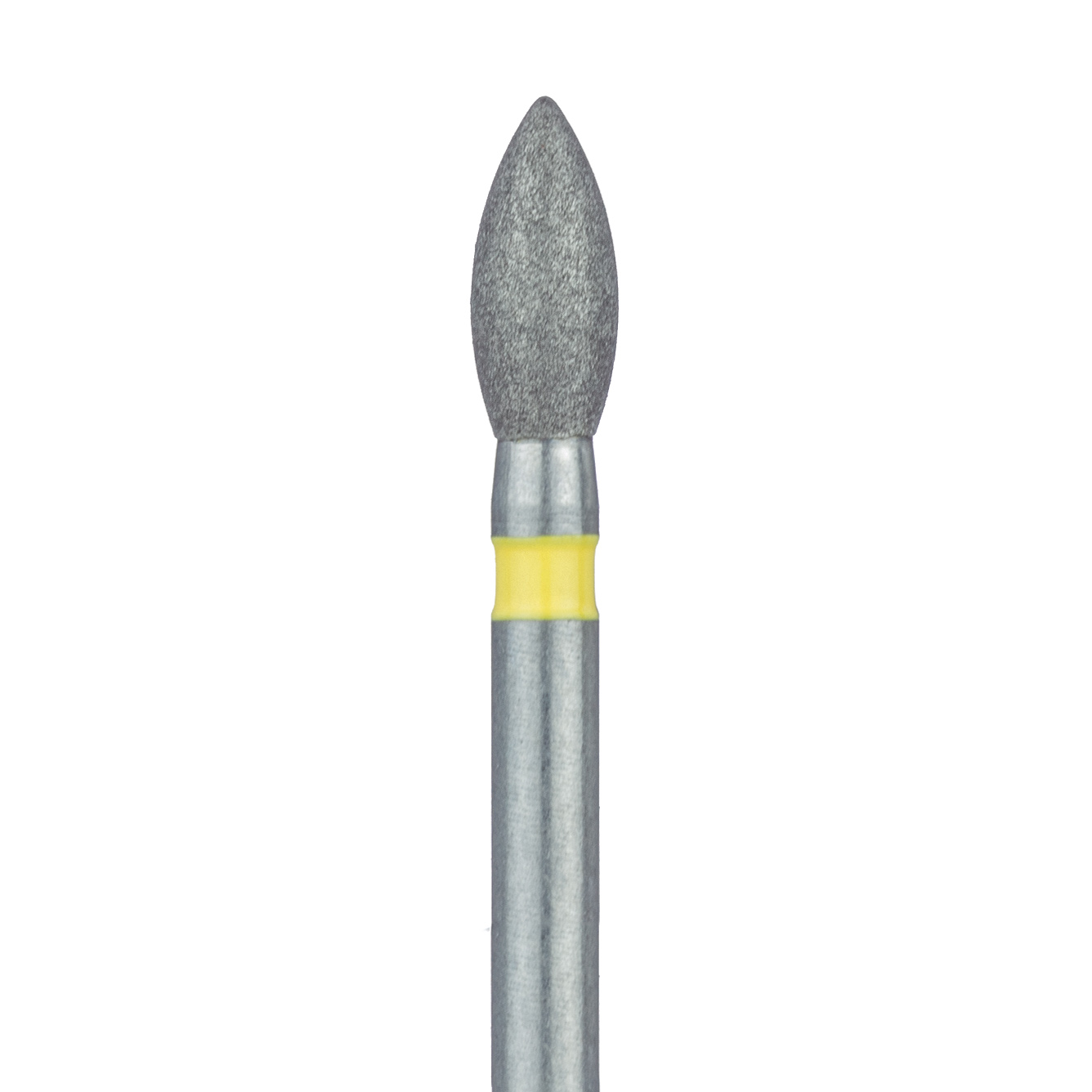 830C-021-FG Pointed Football Diamond Bur, 2.1mm Ø, Extra Fine, FG
