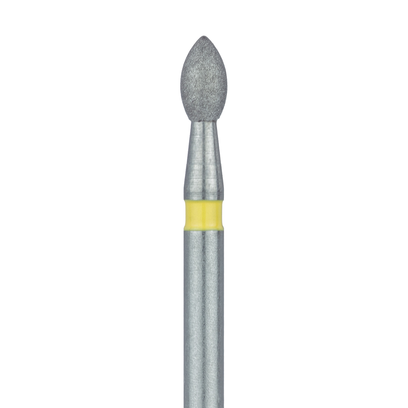 831C-018-FG Pointed Football Diamond Bur, 1.8mm Ø, Extra Fine, FG