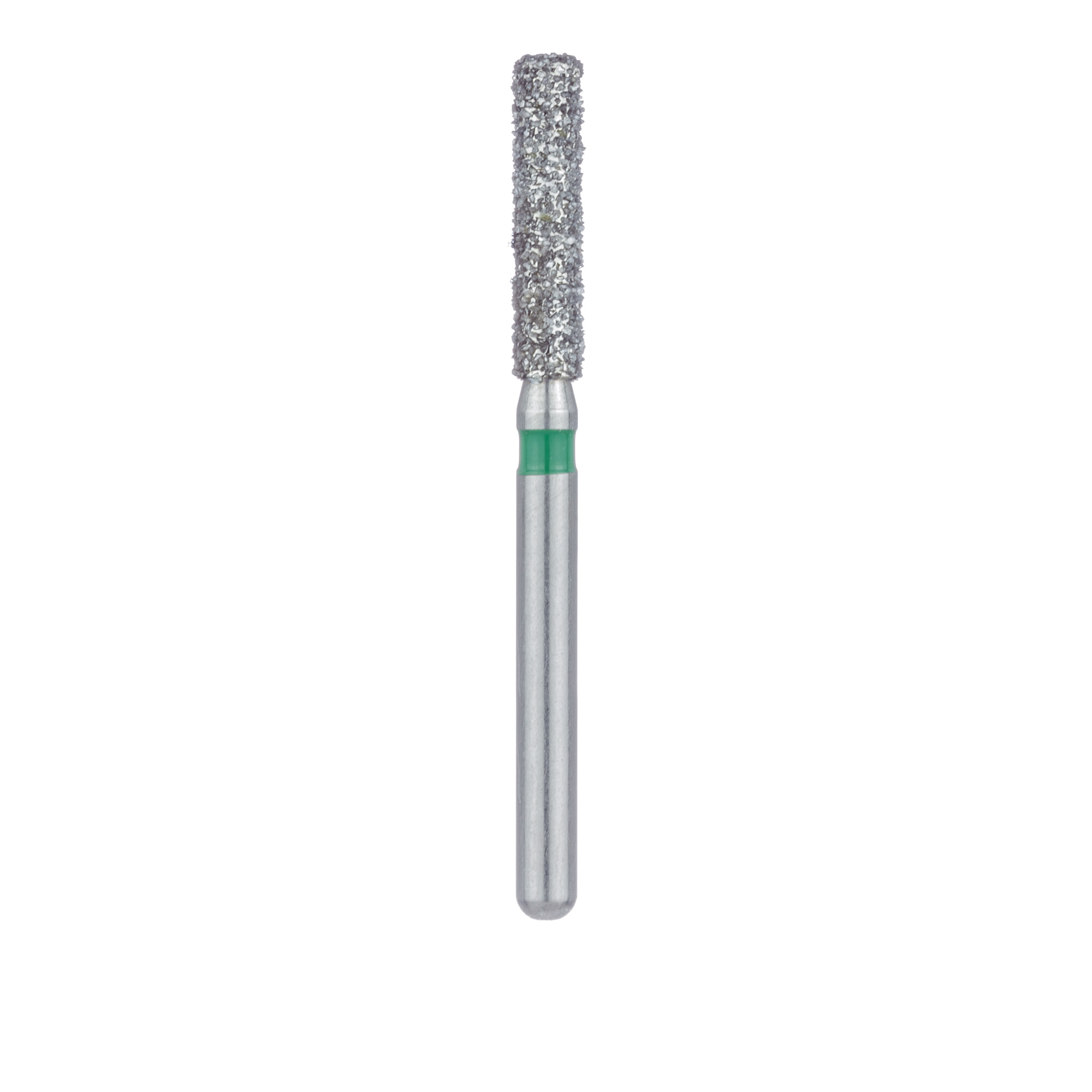 842G-018-FG Round Edge Extra Long Cylinder Diamond Bur, 1.8mm Ø, Coarse, FG