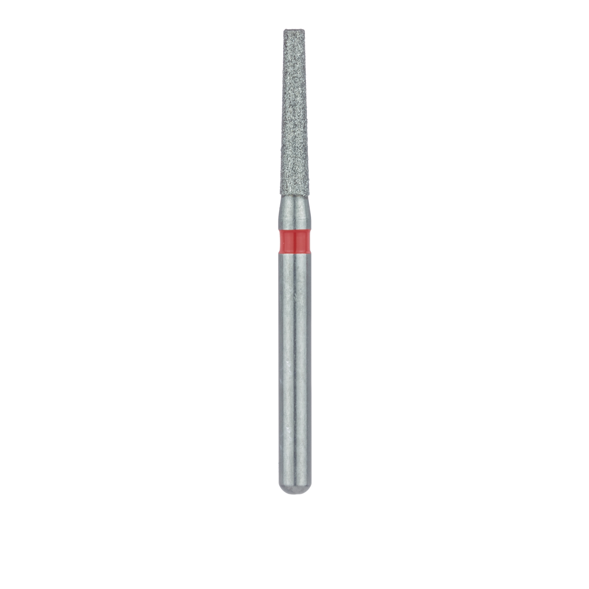 847F-014-FG Long Tapered Flat End Diamond Bur, 1.4mm Ø, Fine, FG