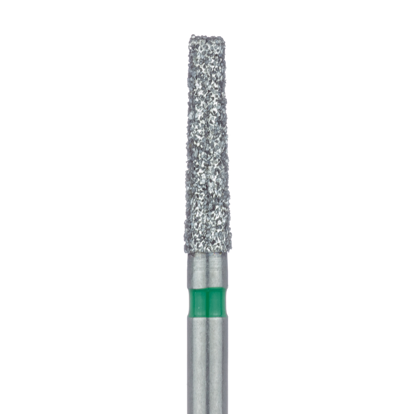 847G-018-FG Long Tapered Flat End Diamond Bur, 1.8mm Ø, Coarse, FG