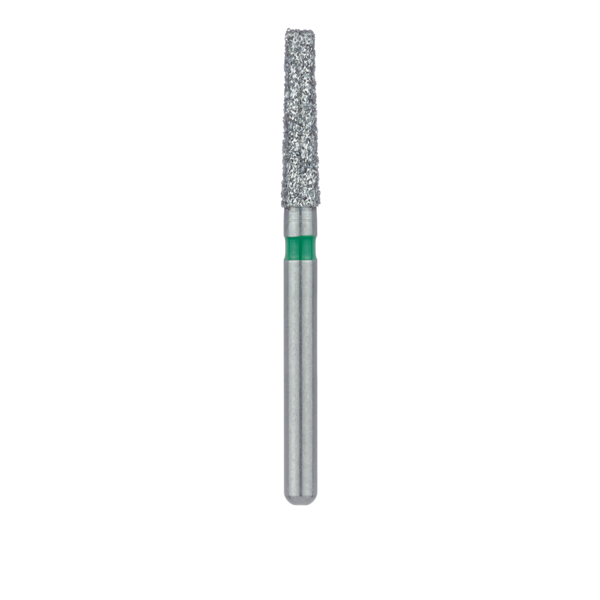 847G-018-FG Long Tapered Flat End Diamond Bur, 1.8mm Ø, Coarse, FG