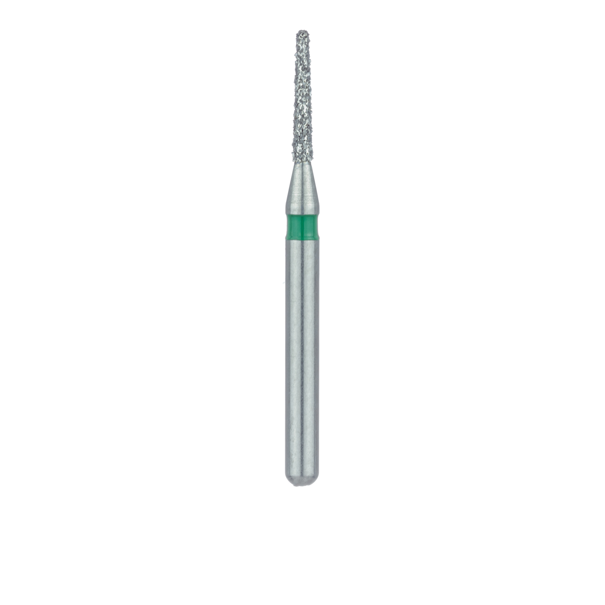 849G-010-FG Round End Taper Chamfer Diamond Bur, 1mm Ø, Coarse, FG