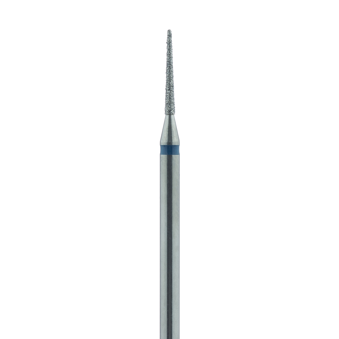 852-012-HP Long Round End Taper Chamfer Diamond Bur, 1.2mm Ø, Medium, HP