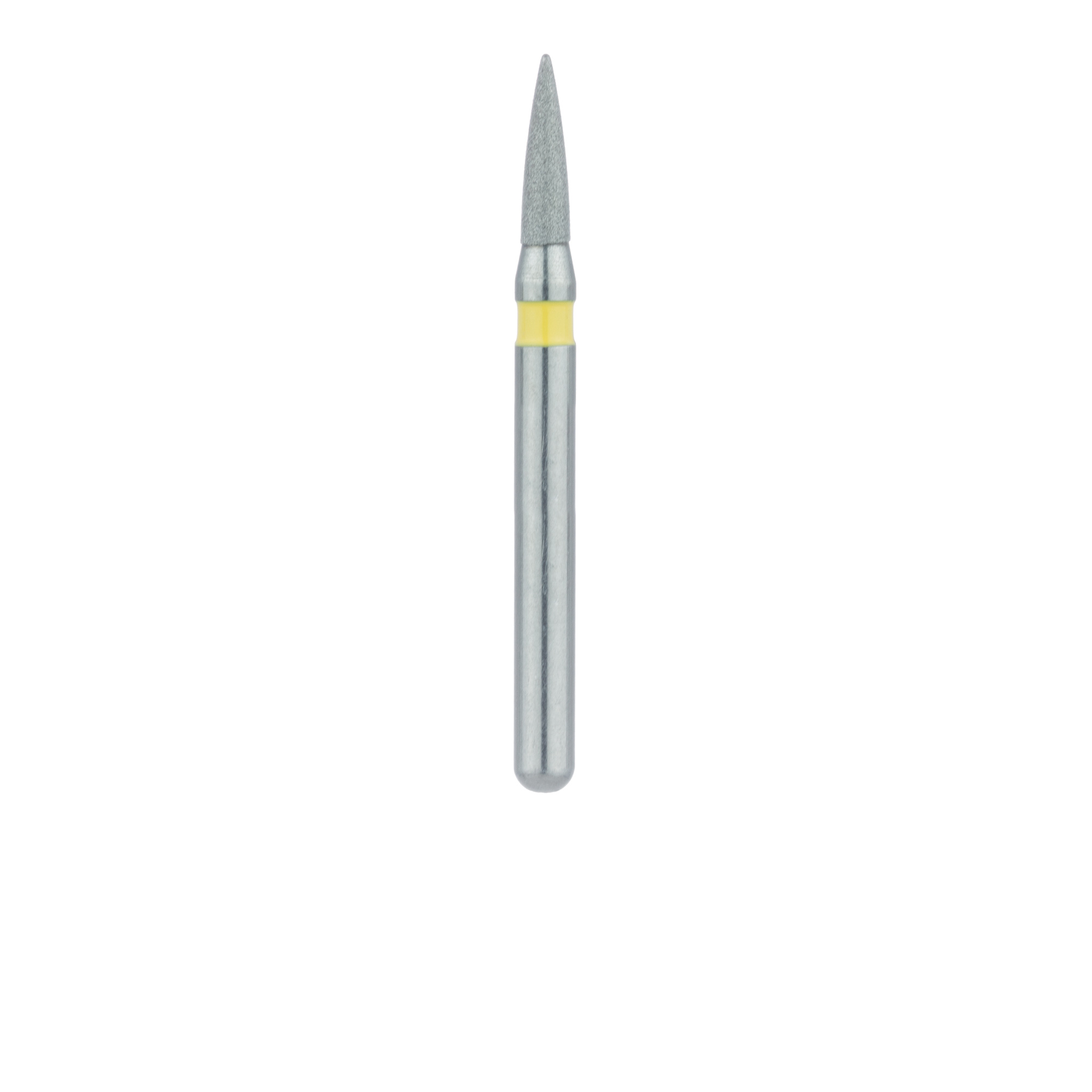 861C-012-FG Flame Diamond Bur, 1.2mm Ø, Extra Fine, FG