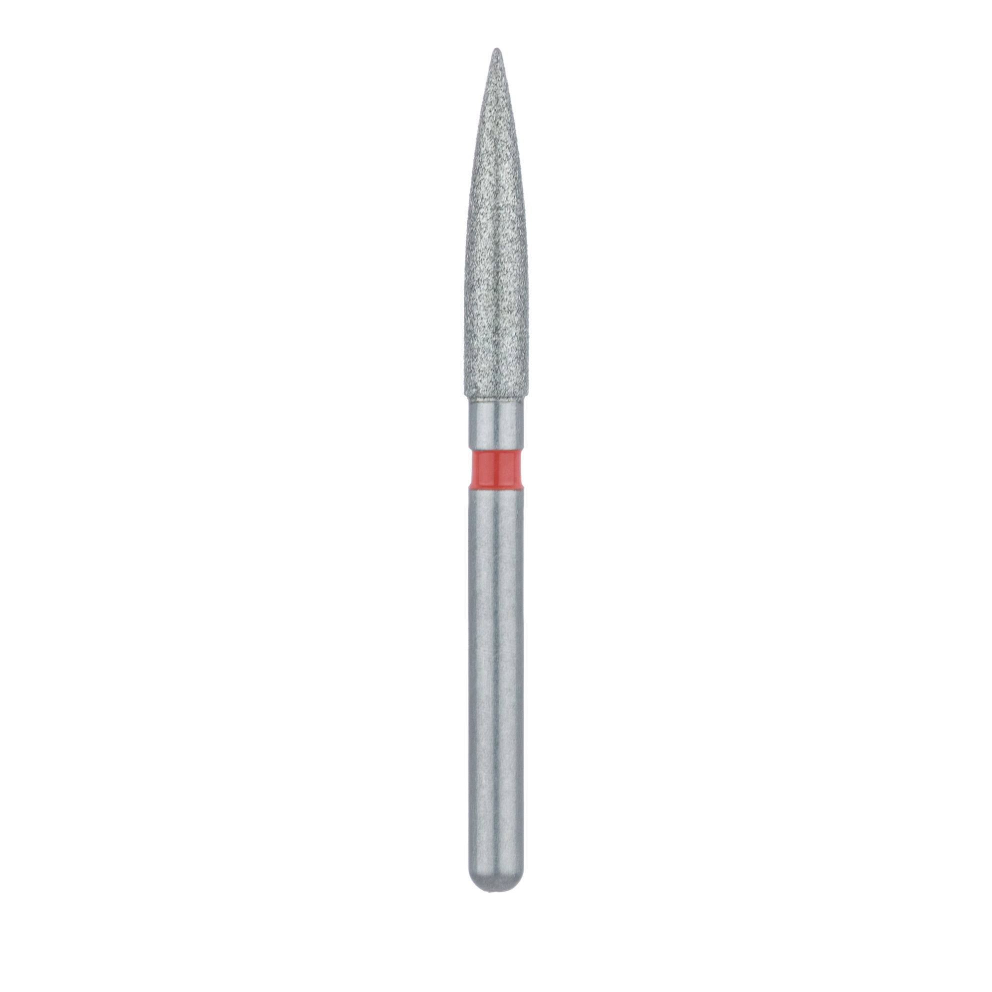 863F-018-FG Long Flame Diamond Bur, 1.8mm Ø, Fine, FG