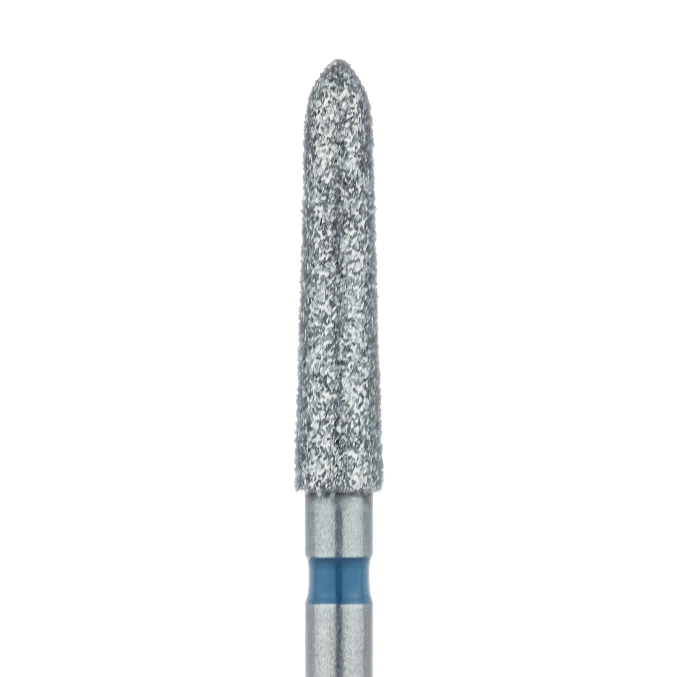 879-021-FG Long Tapered Torpedo Diamond Bur, 2.1mm Ø, Medium, FG