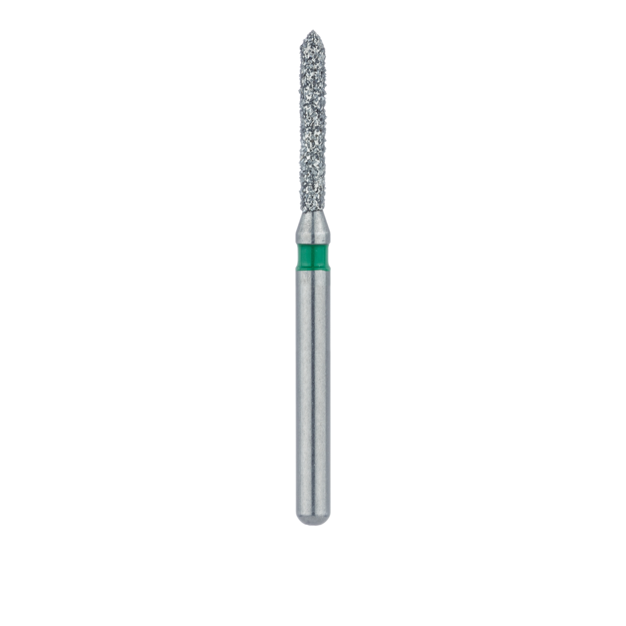885G-012-FG Pointed Tip Cylinder Diamond Bur, 1.2mm Ø, Coarse, FG