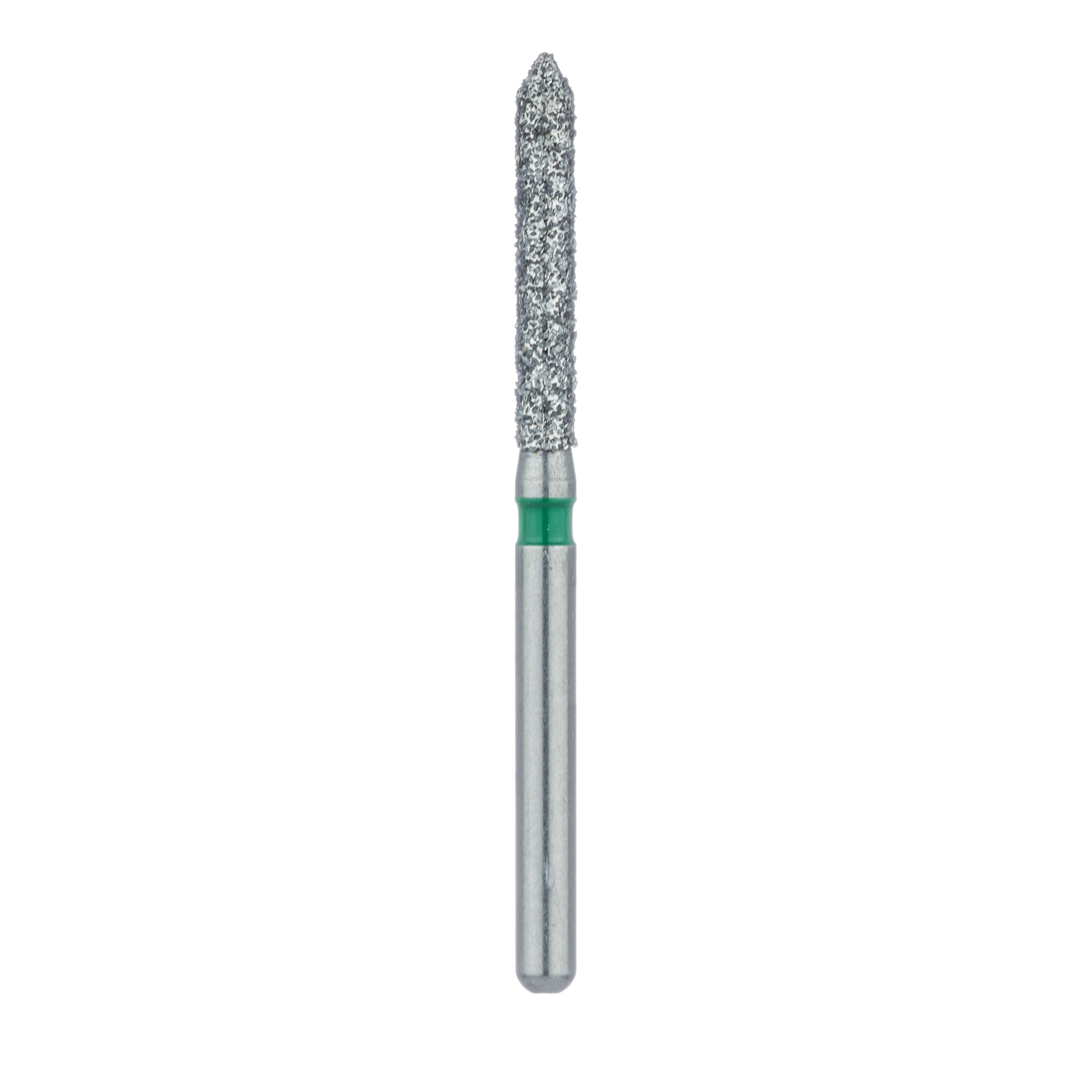 886G-016-FG Long Pointed Tip Cylinder Diamond Bur, 1.6mm Coarse, FG