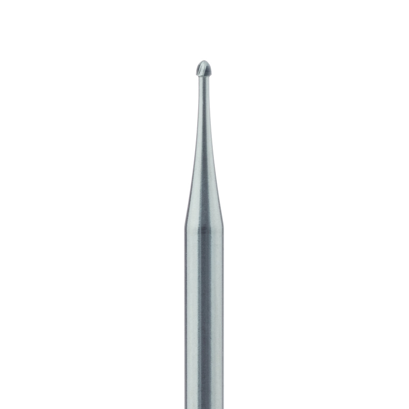 HM1-010-HP Round Operative Carbide Bur, US#2, 1mm Ø, HP