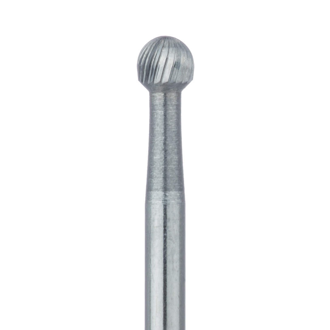 HM41-023-FG Trimming & Finishing Carbide Bur, Fine, Round, US#7008, 2 ...