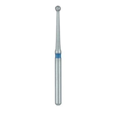 801L-014-FG Long Round Diamond Bur, 1.4mm Ø, Medium, FG