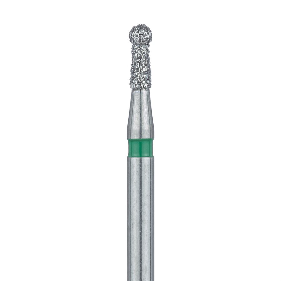 802G-014-FG Round Diamond Bur, With Neck, 1.4mm Ø, Coarse, FG