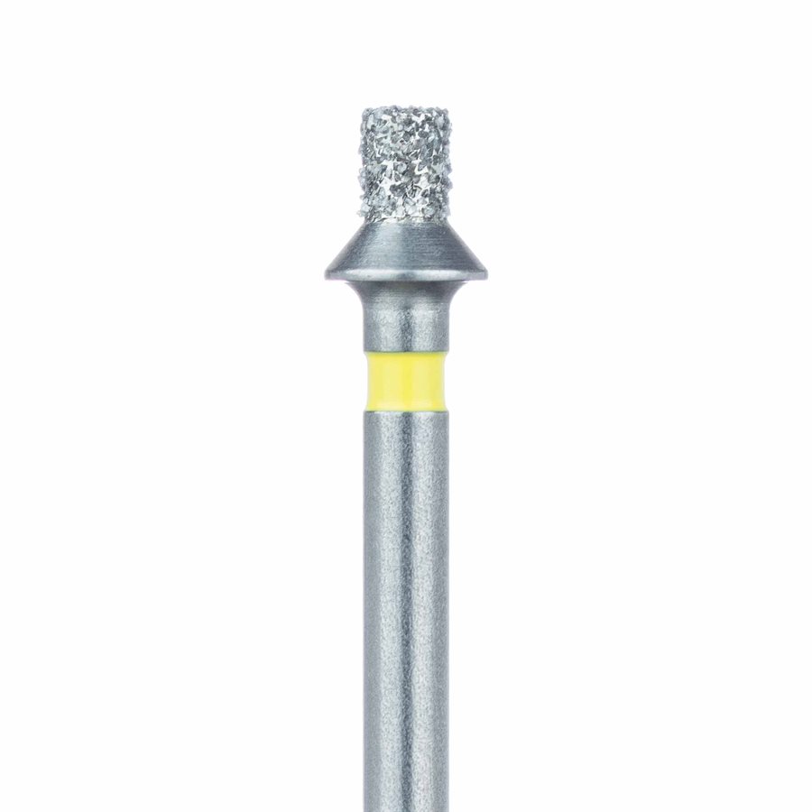 847KR-016-FG Long Modified Shoulder Diamond Bur, 1.6mm Ø, Medium, 0.9mm ...