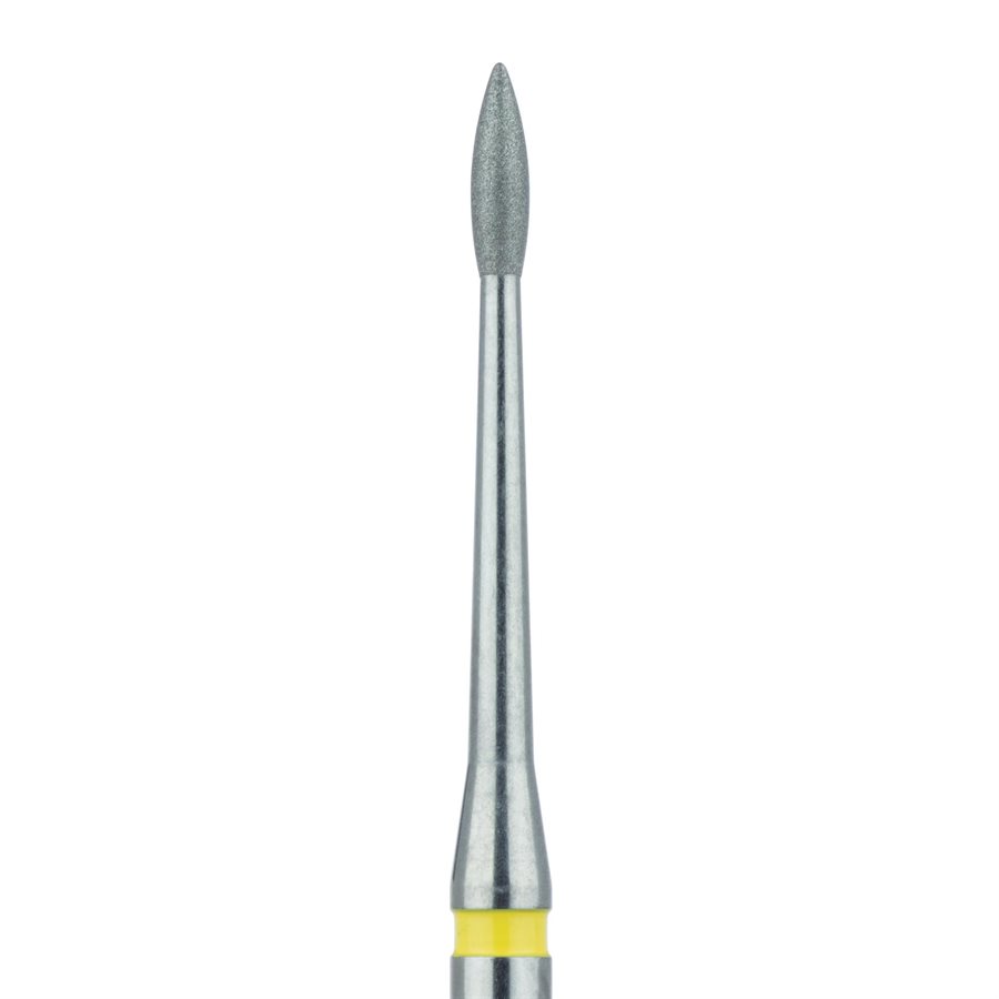 830LC-014-RAX Root Planing, Long Pointed Football Diamond Bur, 1.4mm Ø ...