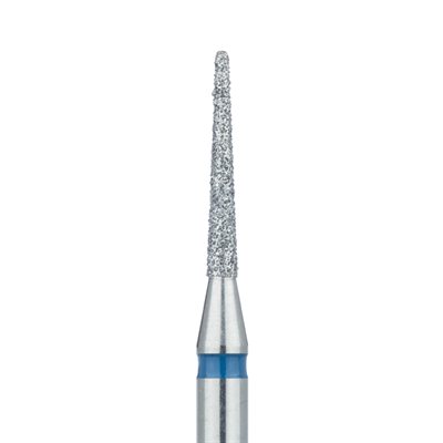 852-014-HP Long Round End Taper Chamfer Diamond Bur, 1.4mm Ø, Medium, HP
