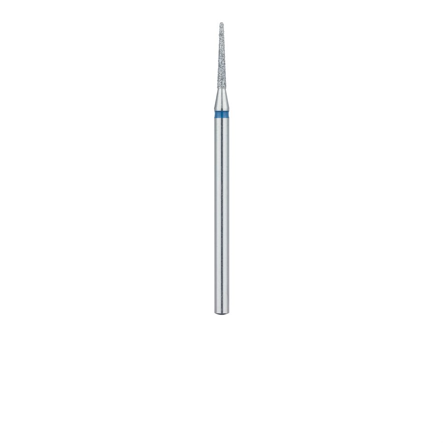 852-014-HP Long Round End Taper Chamfer Diamond Bur, 1.4mm Ø, Medium, HP