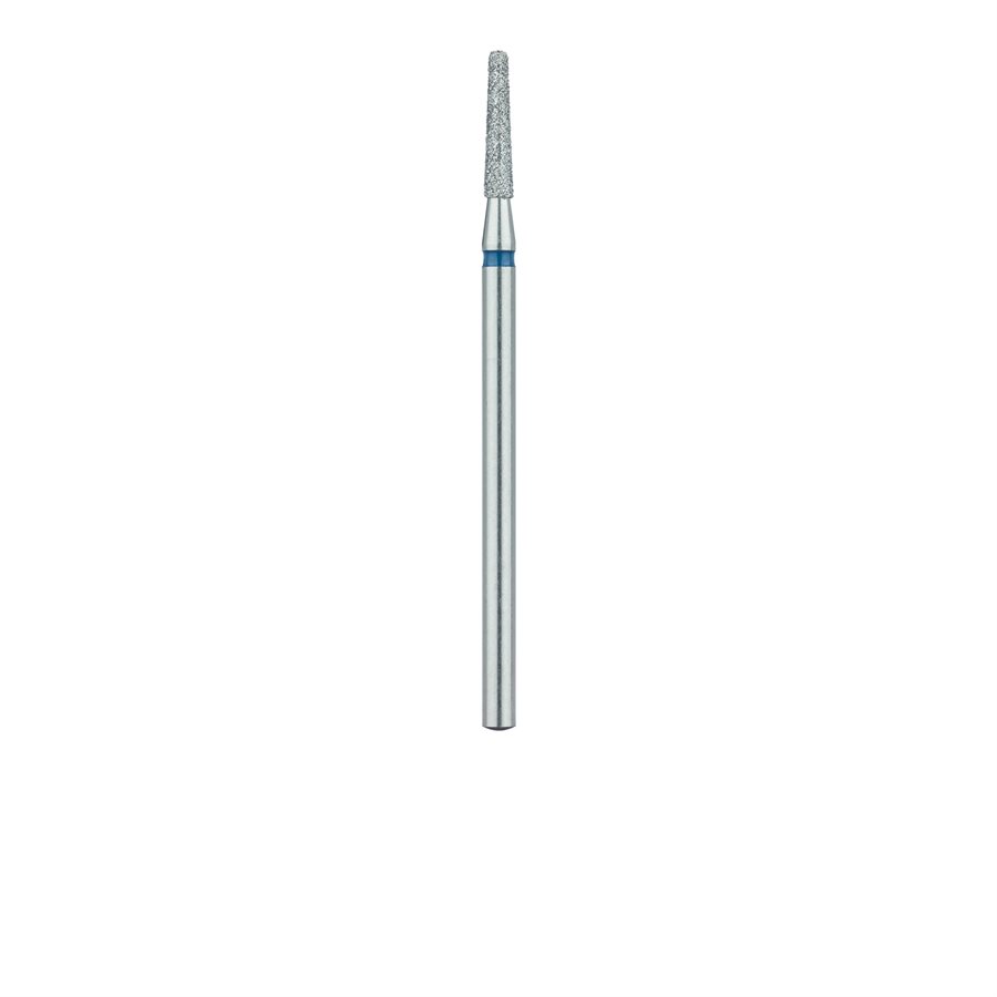 852-021-HP Long Round End Taper Chamfer Diamond Bur, 2.1mm Ø, Medium, HP