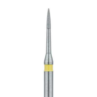 889LC-009-FG Short Flame Diamond Bur, Interproximal Reduction, 0.9mm Ø ...