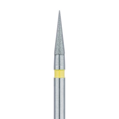 898C-014-FG Needle Diamond Bur, Interproximal Reduction, 1.4mm Ø, Extra ...