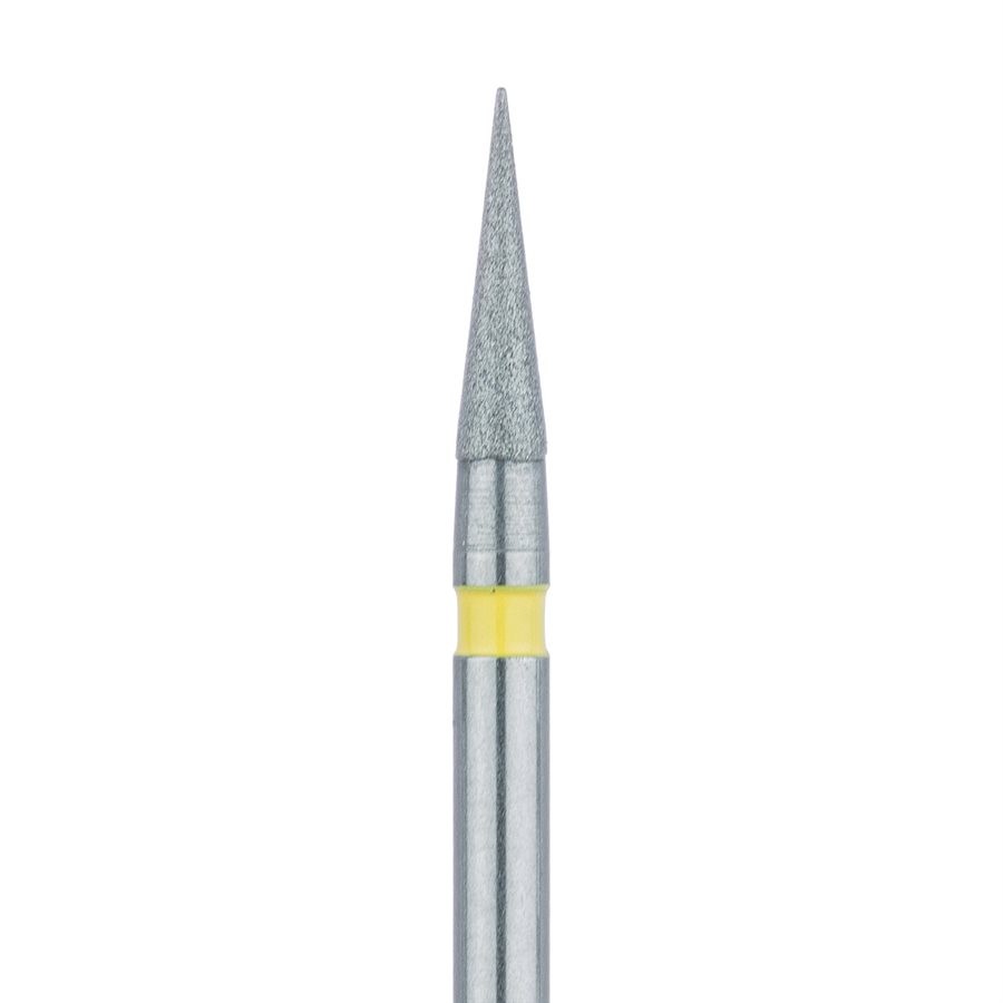 898C-014-FG Needle Diamond Bur, Interproximal Reduction, 1.4mm Ø, Extra ...