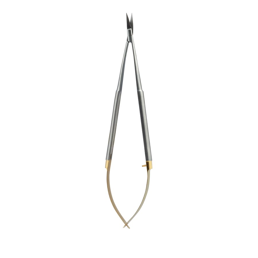 HI301 Surgery, Hand Instrument Curved Micro Scissors, 174mm Length