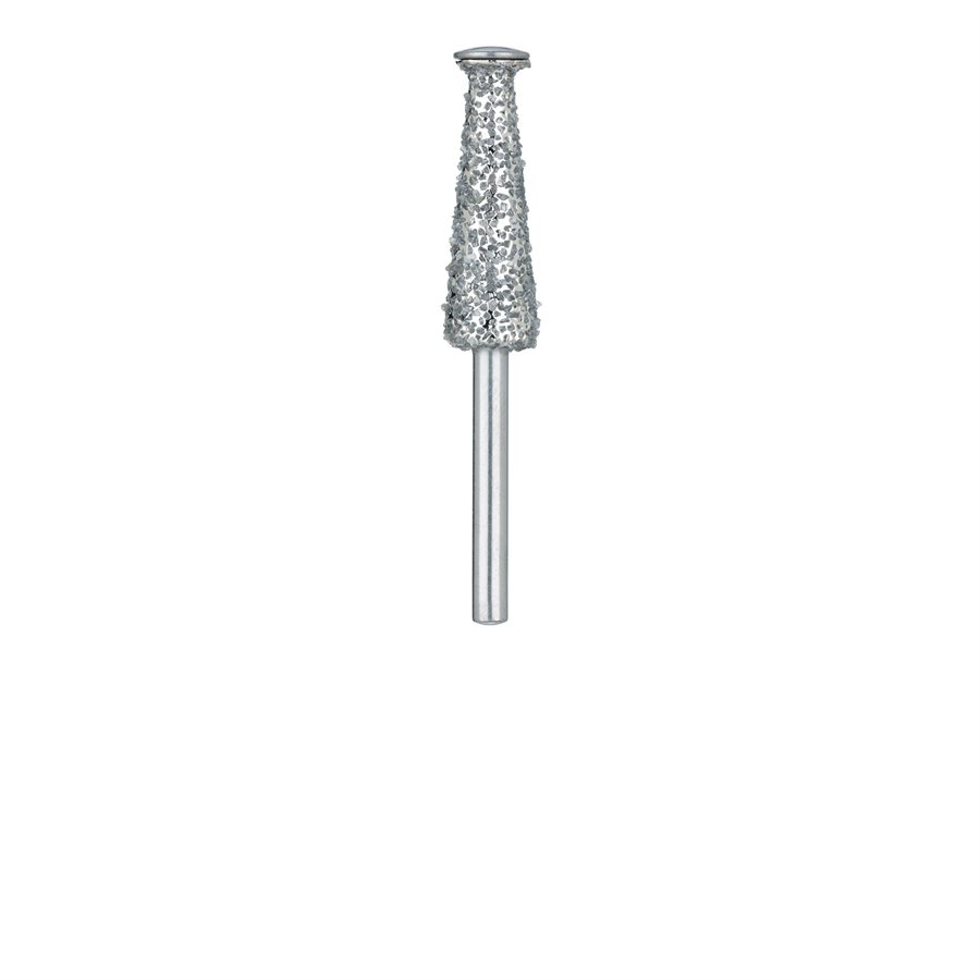 KD01G-050-HP Alveoplasty Diamond Bur, Conical With Cap, 5.0mm Ø, HP